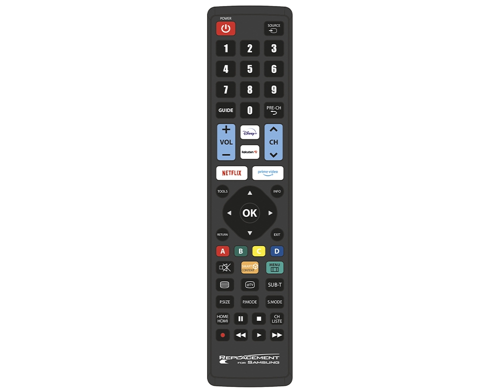 remote control replacement samsung
