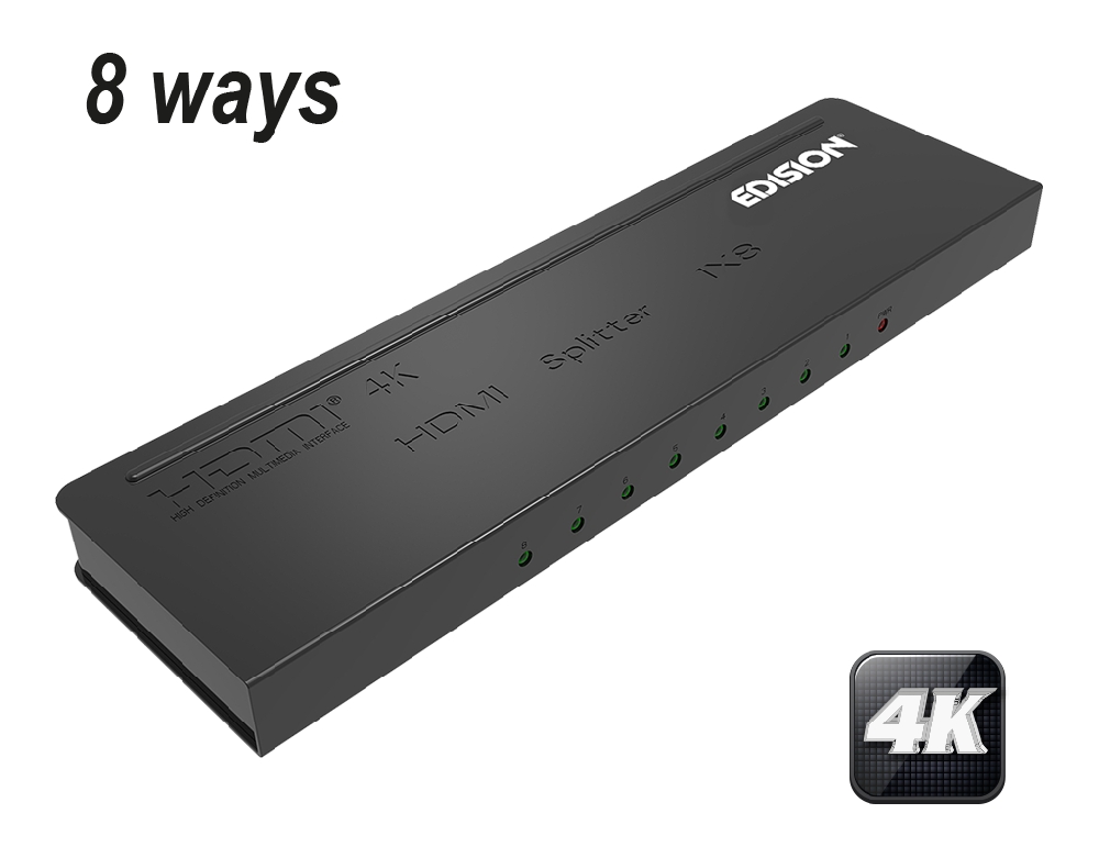 HDMI SPLITTER / 4K HDMI Splitter 1x8