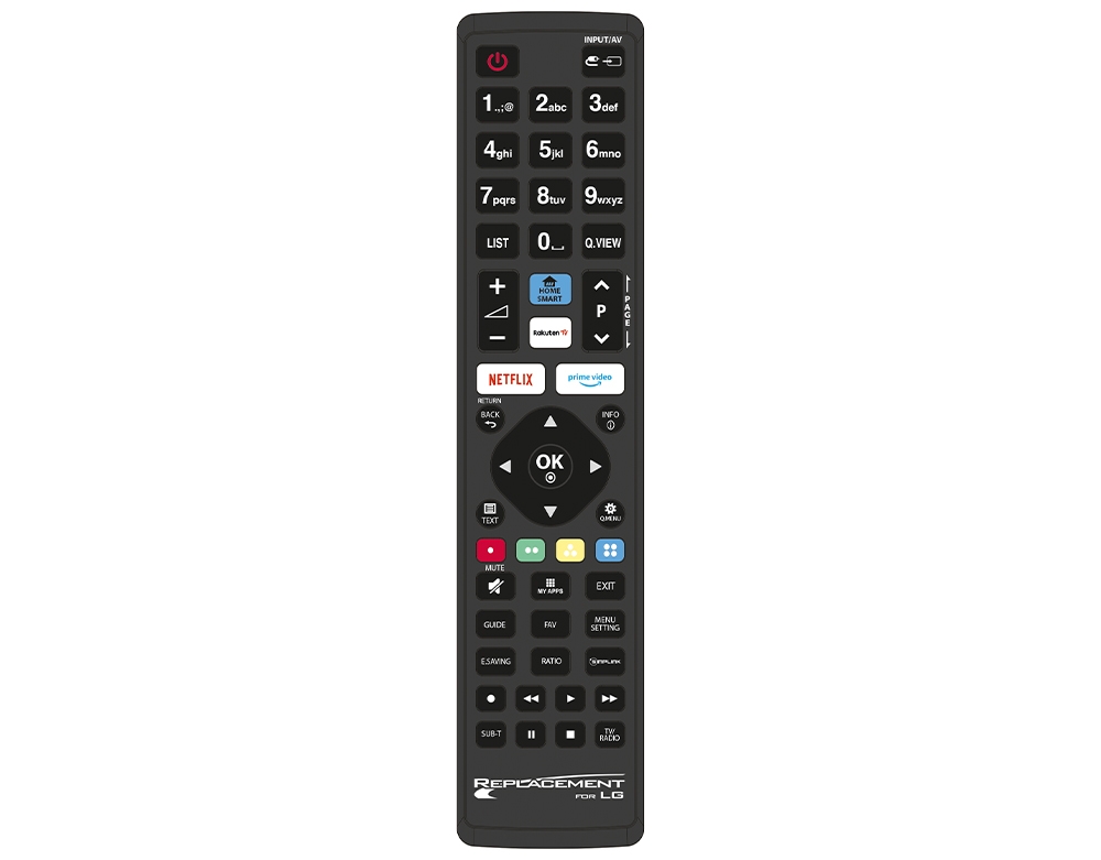 REMOTE CONTROLS / REPLACEMENT / RCU JollyLine Replacement LG