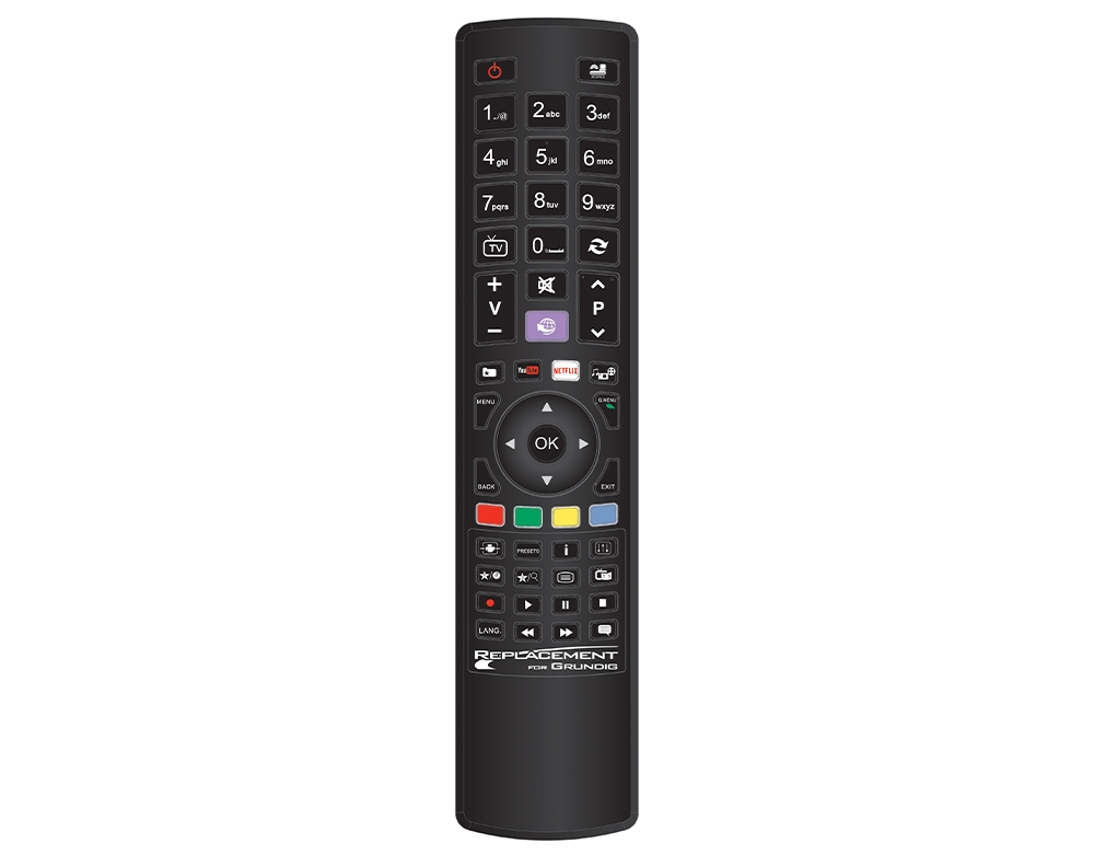 REMOTE CONTROLS / REPLACEMENT / JL1727 RCU JollyLine Replacement GRUNDIG