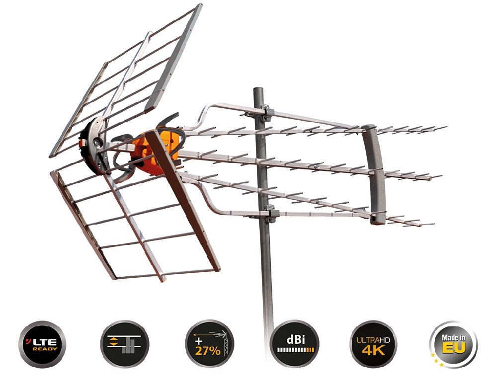 TERRESTRIAL ANTENNAS / UHF - LTE / 149740 DAT-75 T-FORCE LTE HD BOSS LR