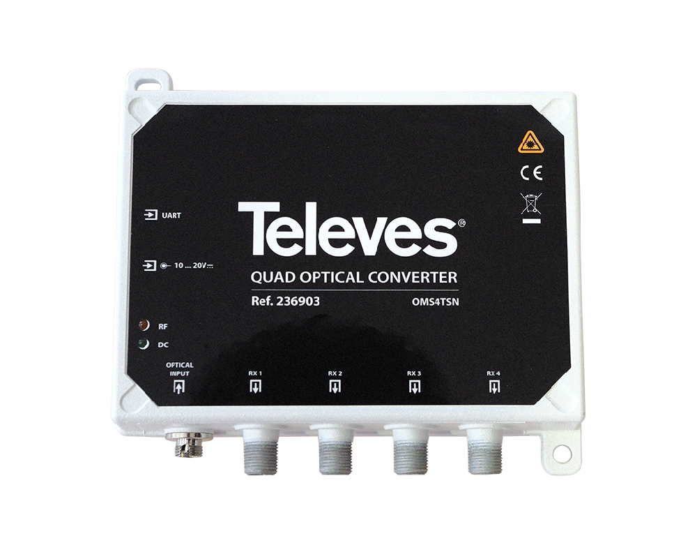 FIBER OPTIC / FO LNB - CONVERTER / 236903 Optical Converter Quad MDU/TDT