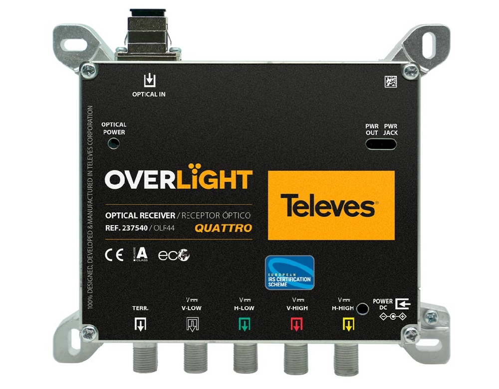 FIBER OPTIC / FO LNB - CONVERTER / 237540 Overlight Optical RX QUATTRO ...